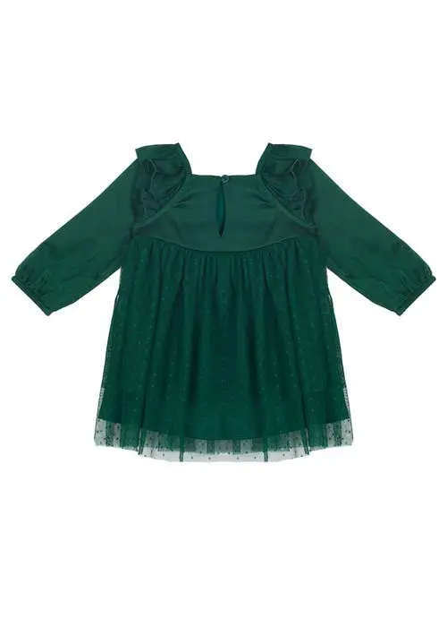 ISOBELLA & CHLOE Mistletoe Emerald Dress