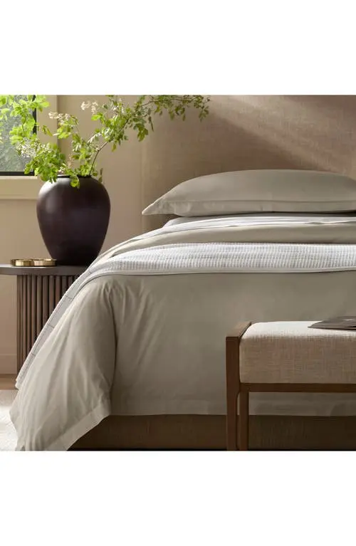 BOLL & BRANCH Signature Hemmed Duvet Set - Oak