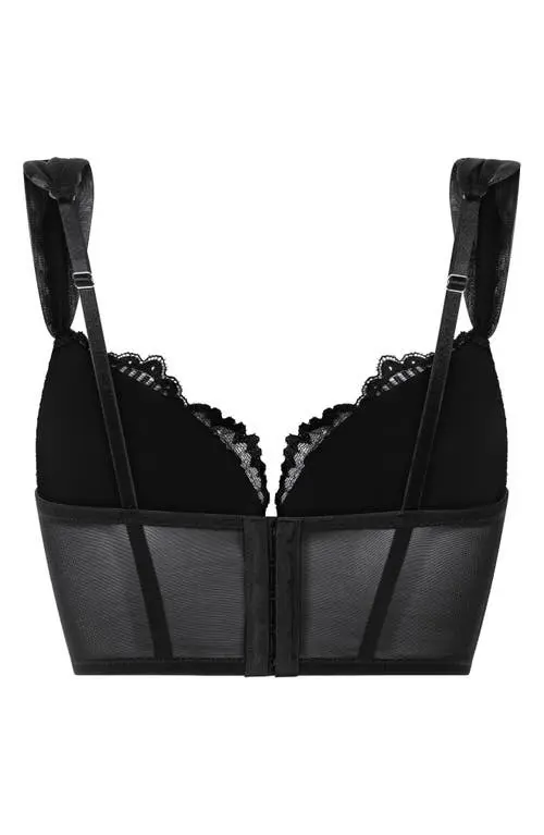 Hunkemoller Whitney Padded Underwire Bustier - Caviar