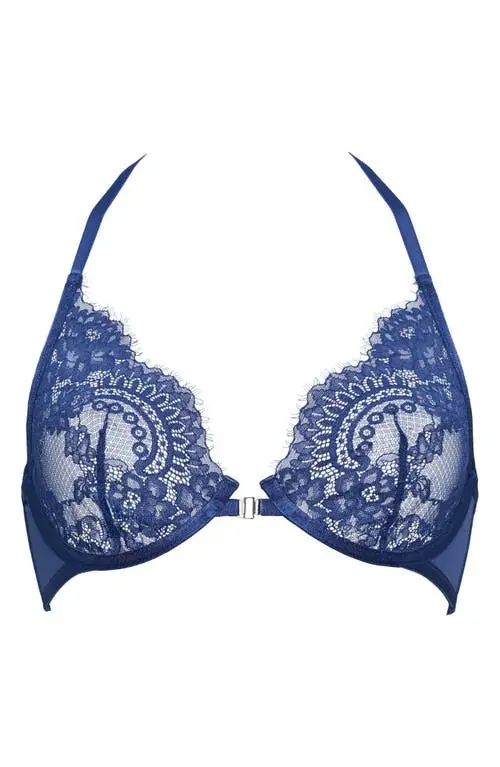 Hunkemoller Mabel Underwire Lace Bra - Twilight Blue