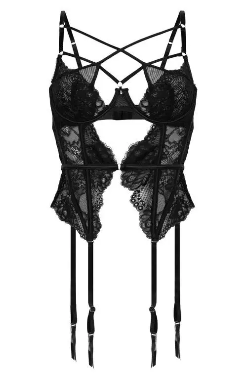 Hunkemoller Anna Strappy Underwire Lace Basque