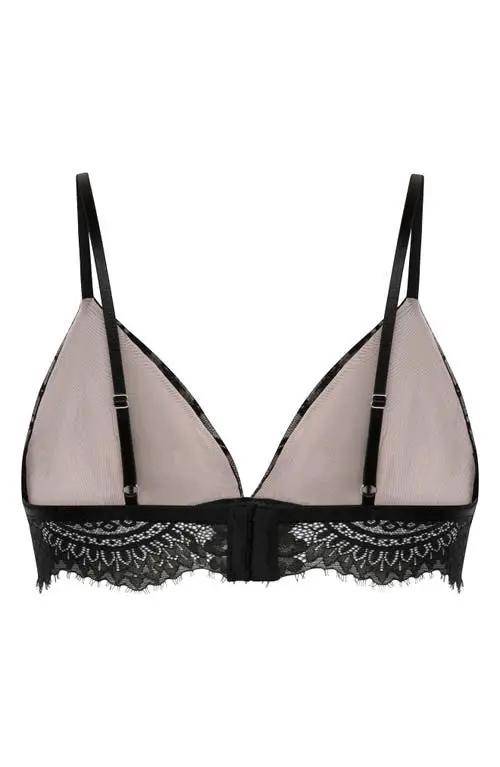 Hunkemoller Lou Eyelash Lace Triangle Bralette