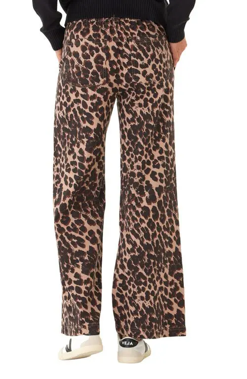 THREADS 4 THOUGHT Animal Print Twill Wide Leg Pants