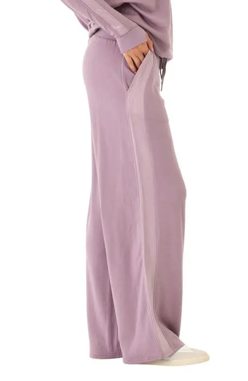THREADS 4 THOUGHT Diane Fleece Wide Leg Sweatpants - Twilight