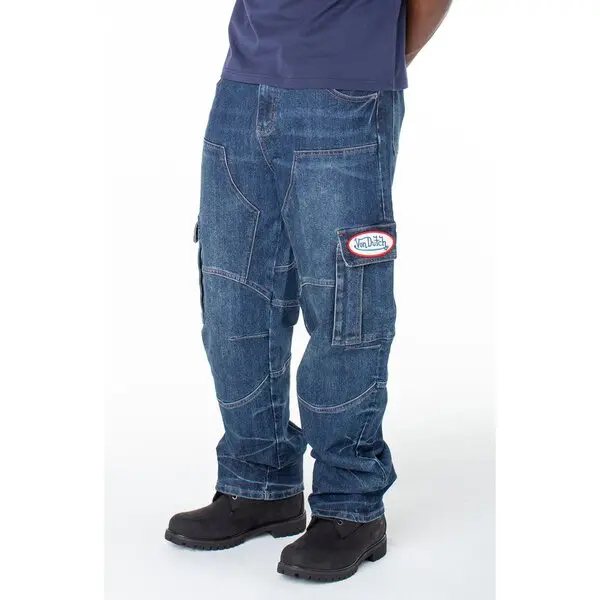 VON DUTCH Baggy Straight Cargo Hunter Pant