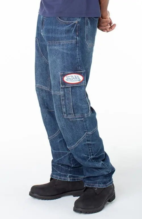 VON DUTCH Baggy Straight Cargo Hunter Pant