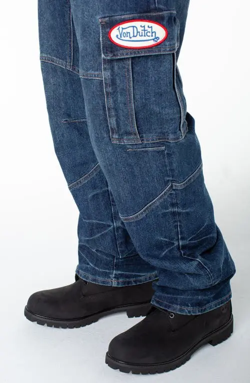 VON DUTCH Baggy Straight Cargo Hunter Pant