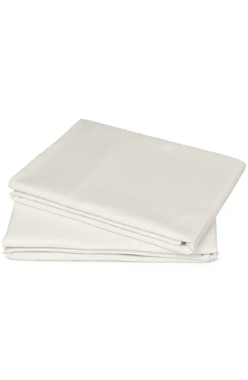 CALIFORNIA DESIGN DEN Set Of 2 Pillowcasesgrand Indulgence 1000 Thread Count 100% Cotton Sateen - Eggshell Cream