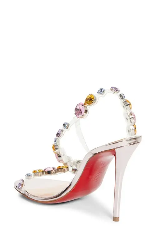 CHRISTIAN LOUBOUTIN Rosa Z Crystal Embellished Slingback Sandal