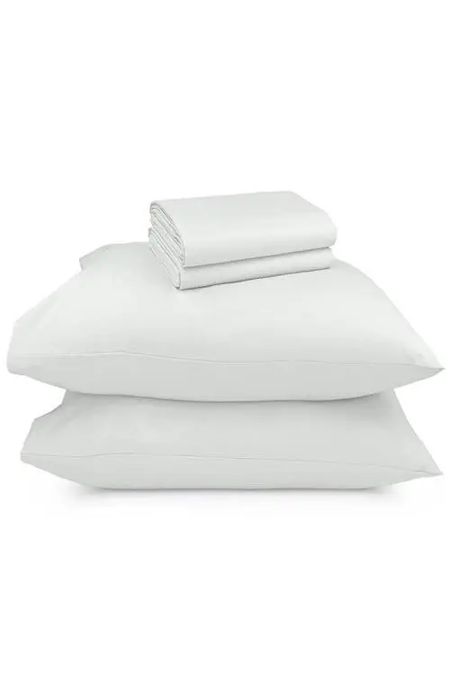 CALIFORNIA DESIGN DEN Signature Comfort 100% Egyptian Cotton Breatheable Percale Sheet Set - Silver