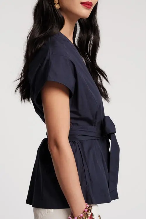 FRANCES VALENTINE Eve Top - Navy