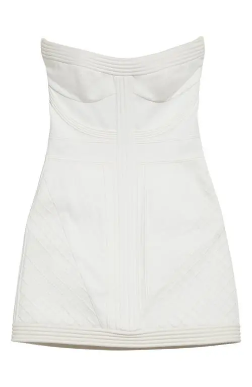 Zimmermann Rebellion Corded Cotton Corset Mini Dress - Ivory