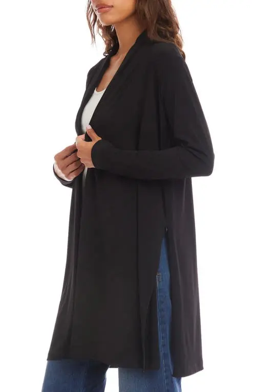 Karen Kane Travel Jersey Open Front Cardigan