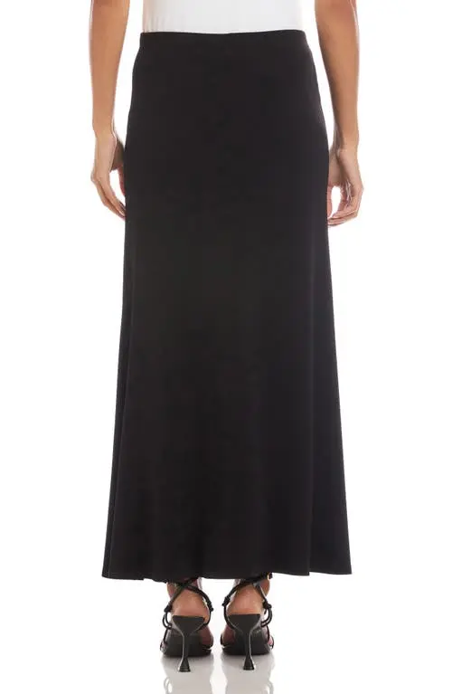 Karen Kane Travel Jersey Adjustable Zip Maxi Skirt