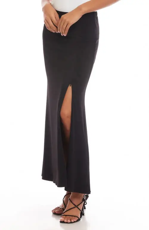 Karen Kane Travel Jersey Adjustable Zip Maxi Skirt
