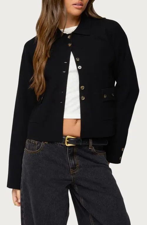 EDIKTED Lorne Compact Knit Jacket