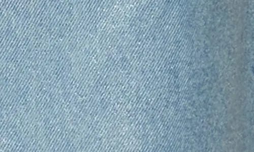 EDIKTED Shiny Wide Leg Jeans