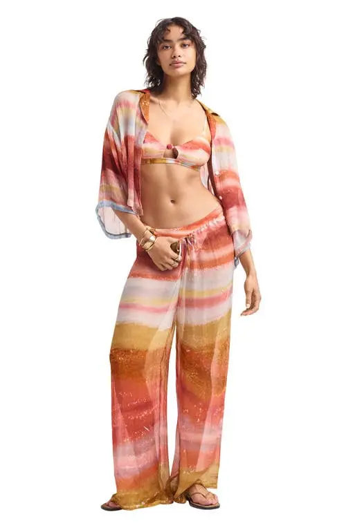 Vitamin A® Striped Cover-up Pants