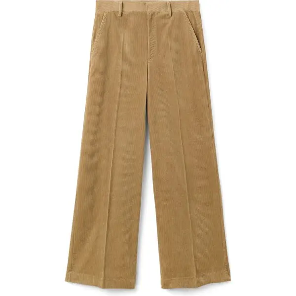 Mango Wide Leg Corduroy Trousers