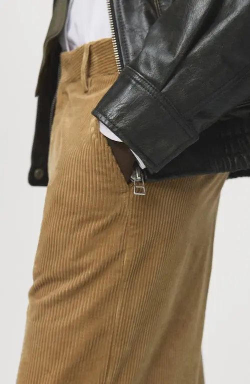 Mango Wide Leg Corduroy Trousers