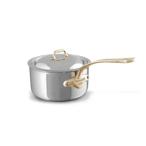 MAUVIEL M'cook B 5-ply Polished Stainless Steel Sauce Pan With Lid - Silver