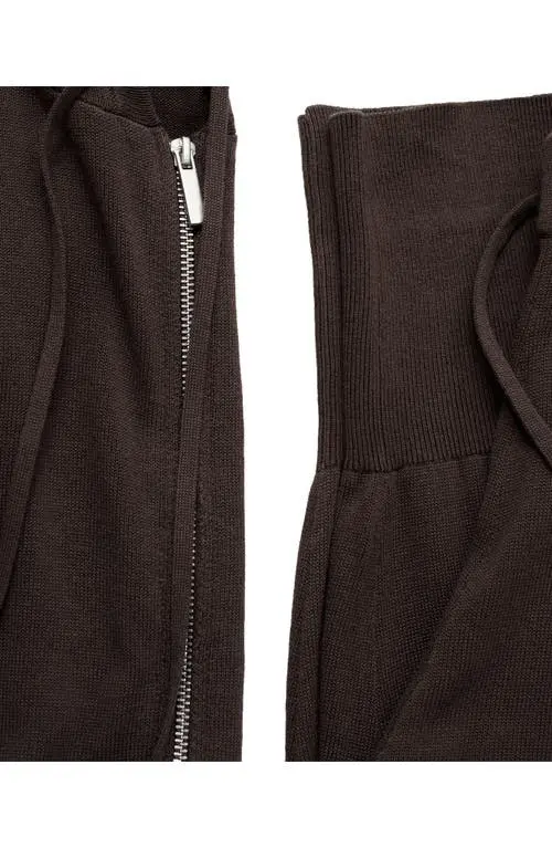 Mango Front Zip Relaxed Fit Hoodie