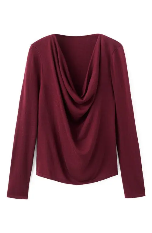 Mango Cowl Neck Long Sleeve Sweater