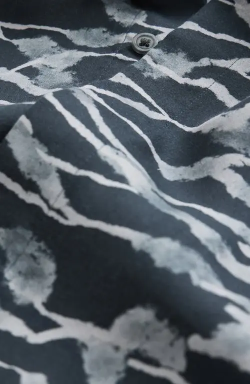 John Varvatos Rodney Abstract Print Modal Button-up Shirt