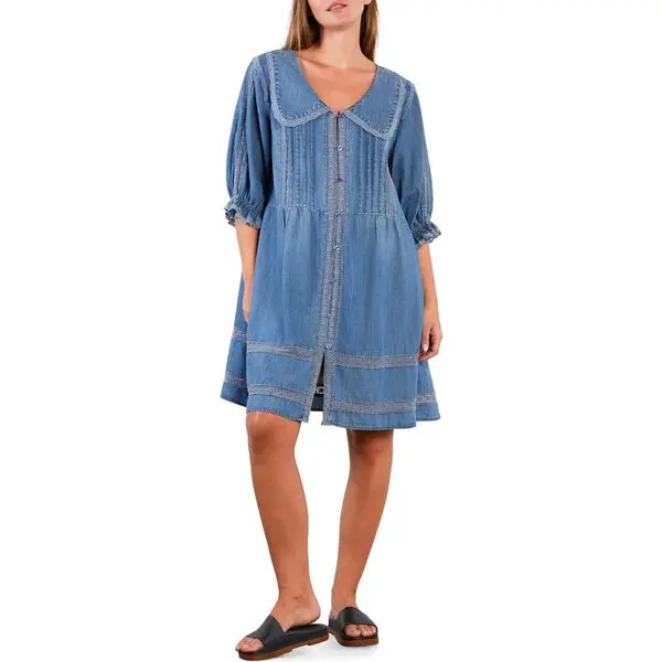 BILLY T Shift Dress - Denim