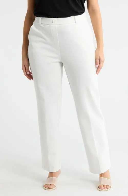 KASPER Straight Leg Stretch Trousers