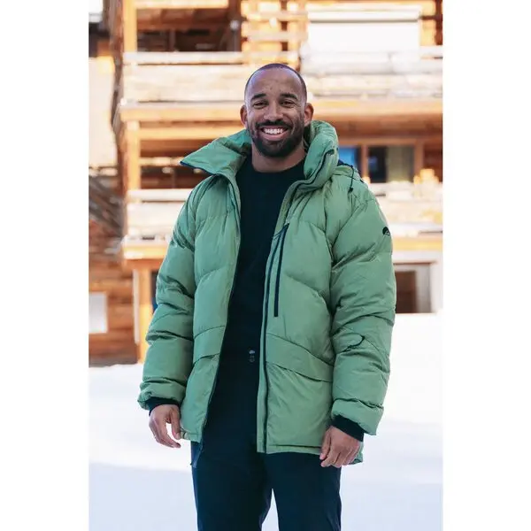OOSC Oversized Recycled Puffer Jacket - Khaki