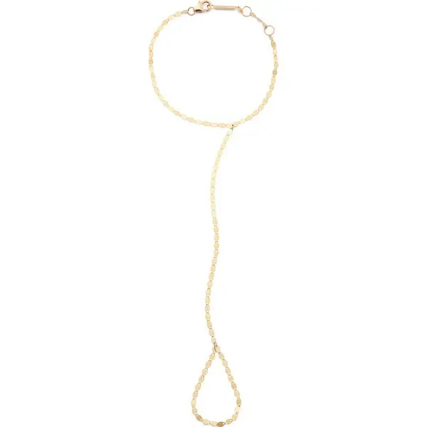 Lana Jewelry Petite Hand Chain - Yellow Gold