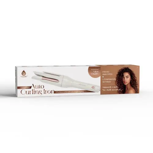 PURSONIC Automatic Curling Iron Salon-quality Curls In Minutes - White