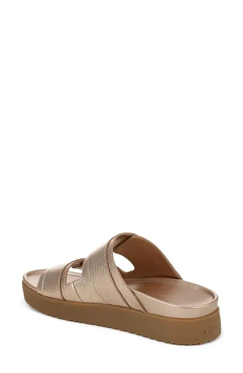 Vionic Riviera Slide Sandal - Bronze