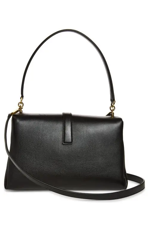 FERRAGAMO Medium Leather Top Handle Bag - Nero