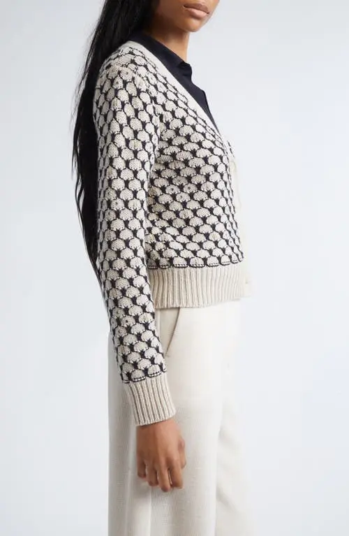 Max Mara Mastro Crystal-embellished Wool-blend Cardigan