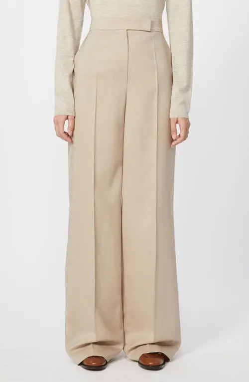 Max Mara Girone Wool Trousers - Moss