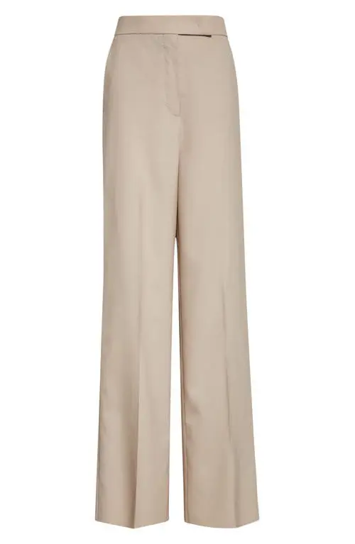 Max Mara Girone Wool Trousers - Moss
