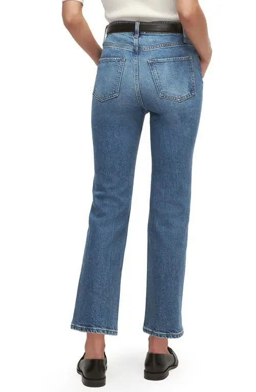 FAVORITE DAUGHTER The Valentina Super High Waist Ankle Straight Leg Jeans - Alton