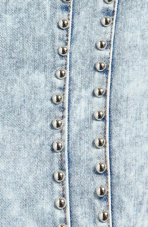 MARCI Studded Denim Vest