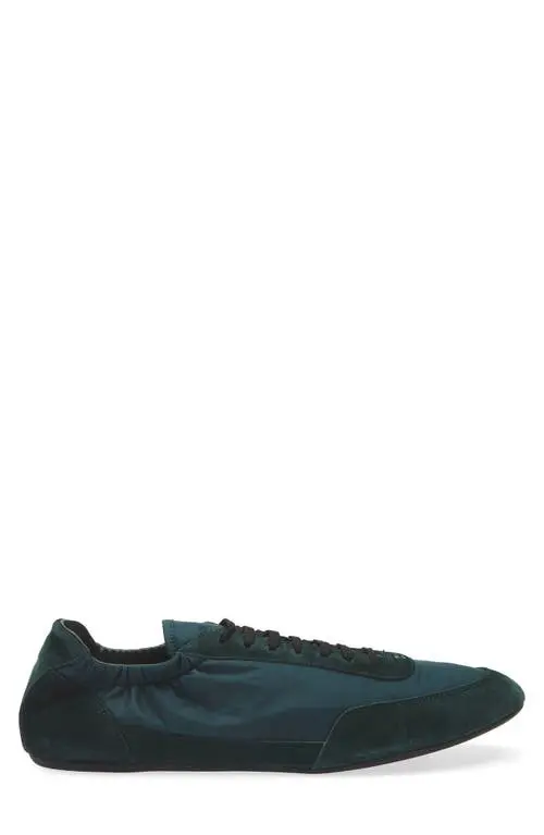 Prada Collapse Mixed Media Low Top Sneaker