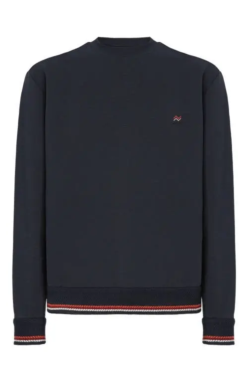 Missoni Crew Neck Sweatshirt With Embroidered Logo