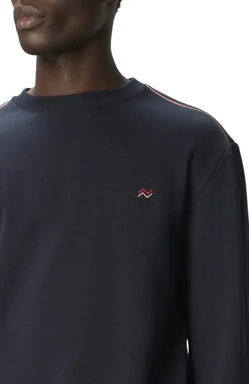 Missoni Crew Neck Sweatshirt With Embroidered Logo