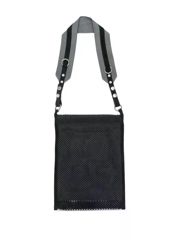 OPEN YY Mesh Cross Body Bag - Black