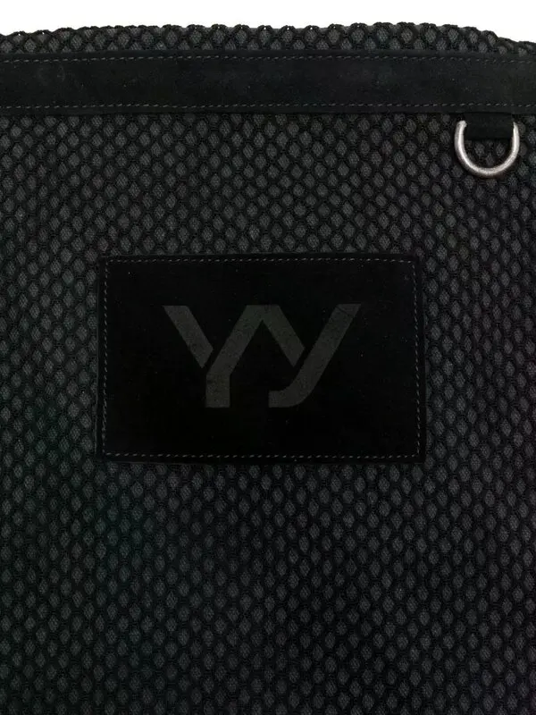 OPEN YY Mesh Cross Body Bag - Black