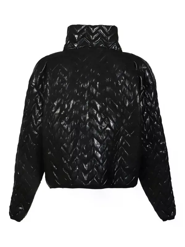 RRR123 Quilted Zip Jacket - Black