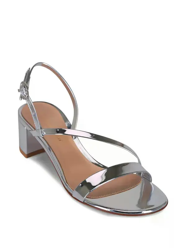 GIANVITO ROSSI Betsey Strappy Sandals - Grey