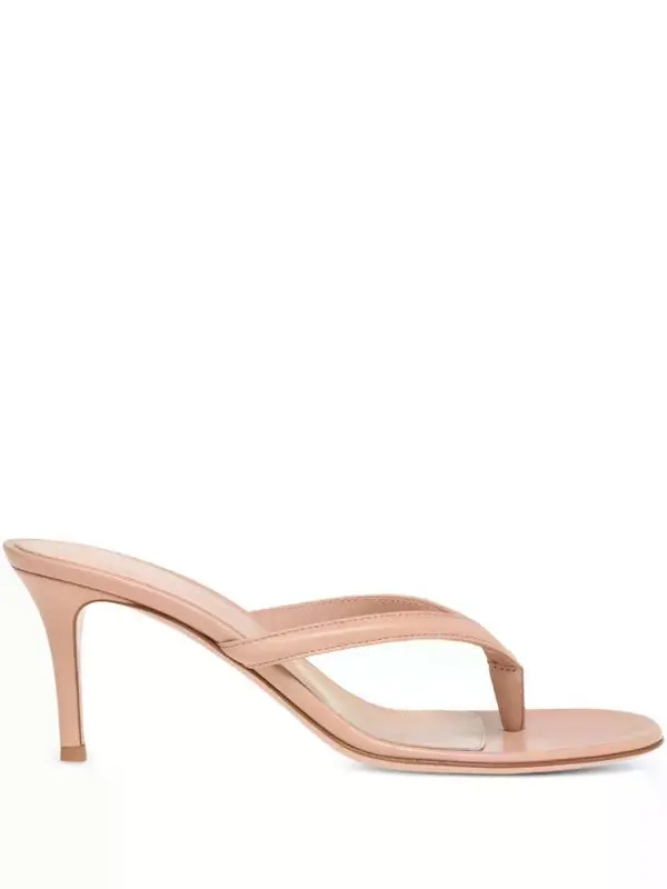 GIANVITO ROSSI 70mm Calypso Stiletto Heeled Sandals - Neutrals