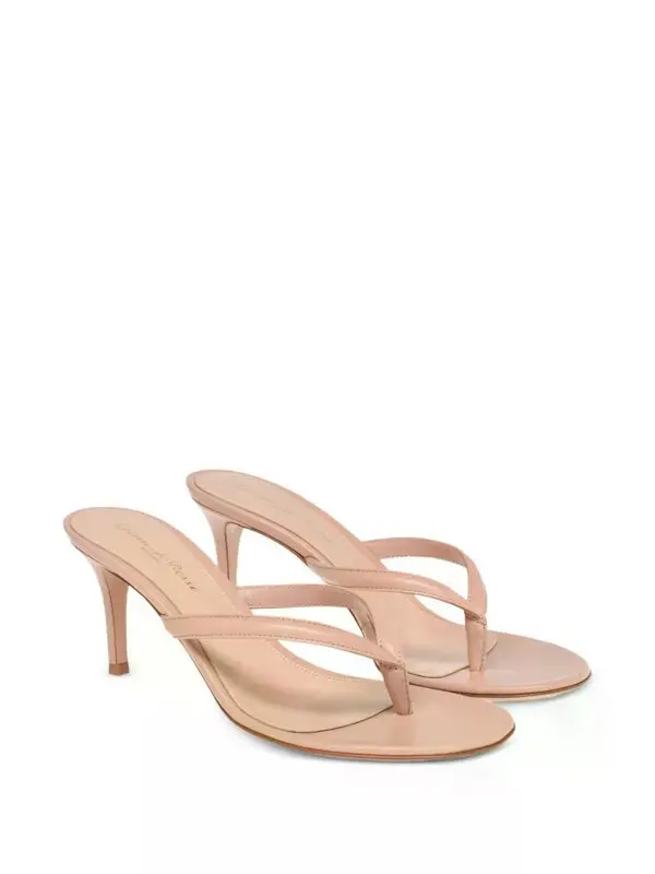 GIANVITO ROSSI 70mm Calypso Stiletto Heeled Sandals - Neutrals