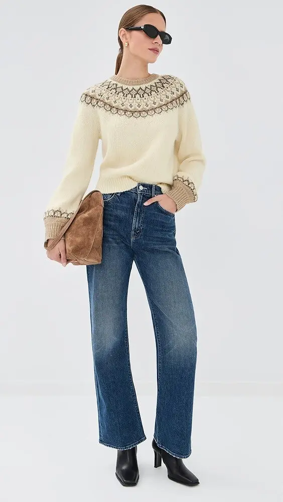 Paige Misha Sweater - Ivory Multi